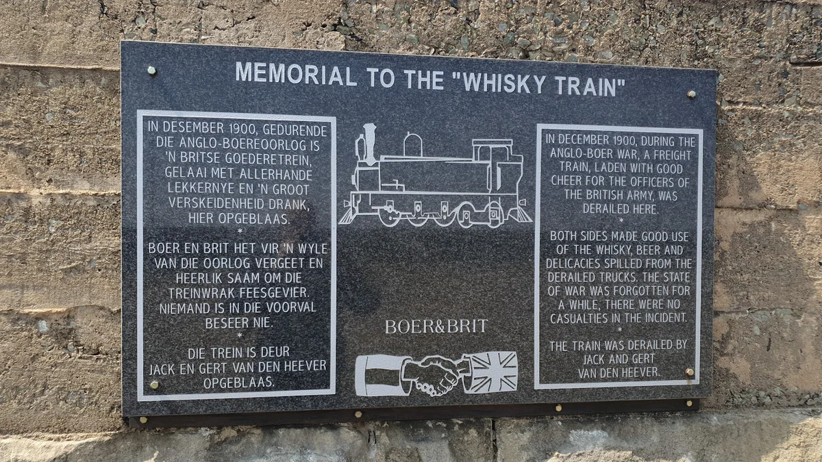 Whiskey Train Monument in Val - Ask AI | mindtrip