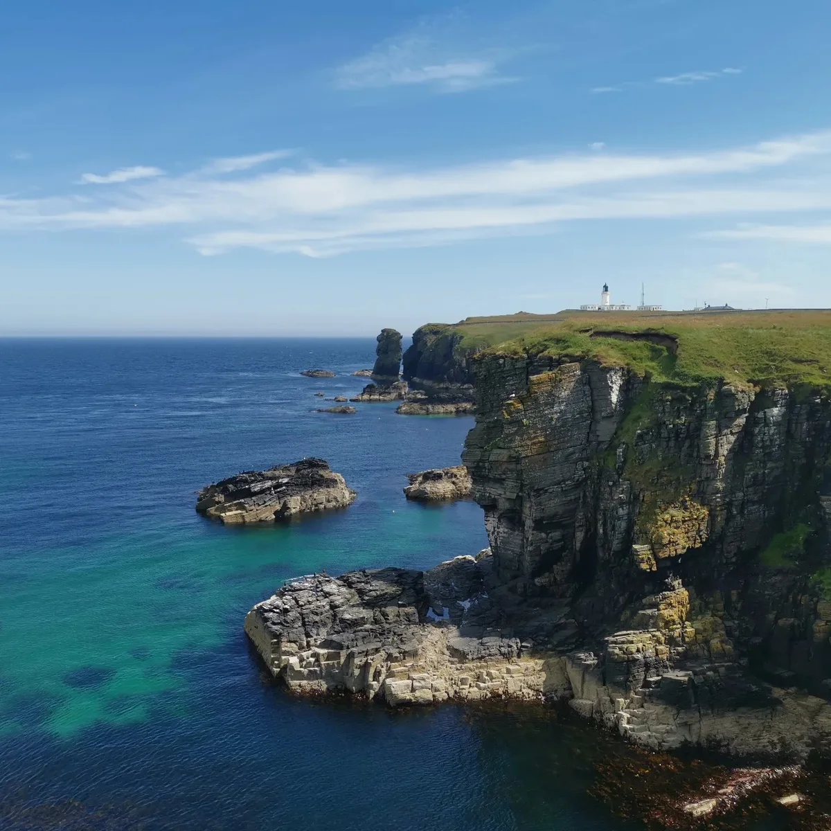 Noss Head Lighthouse in Wick, Scotland - Ask AI | mindtrip