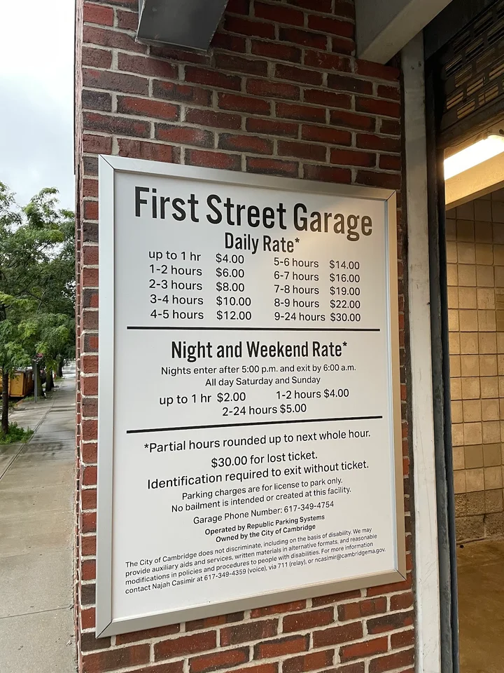 First Street Garage | What to Know Before You Go